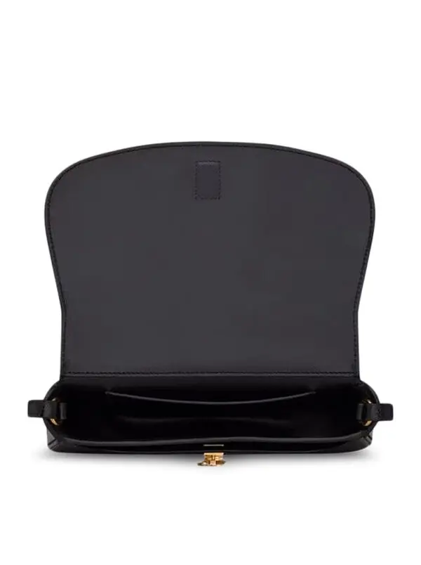 Saint Laurent Voltaire Mini Leather Box - Black