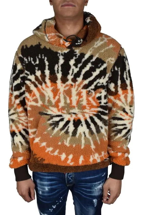Amiri Tie-dye Fleece Sweatshirt