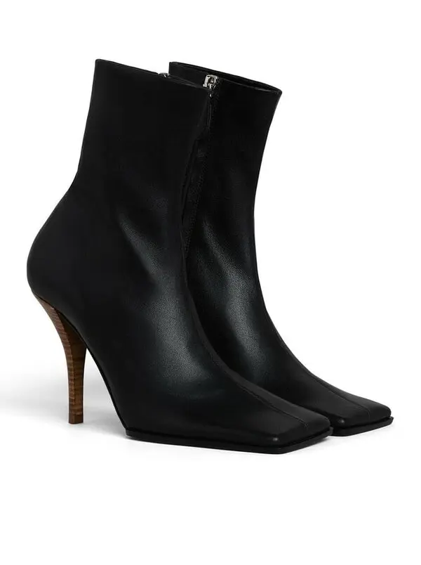 Alaïa Square Leather Boots