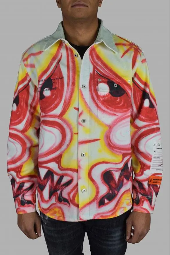 Heron Preston Multicolored Denim Jacket
