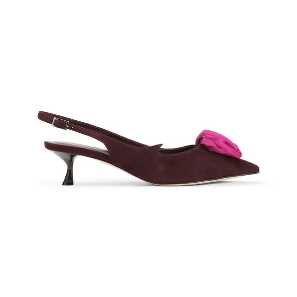 ROGER VIVIER Suede Slingback - Multicolor