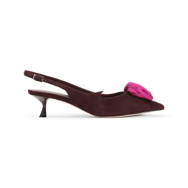 ROGER VIVIER Suede Slingback - Multicolor