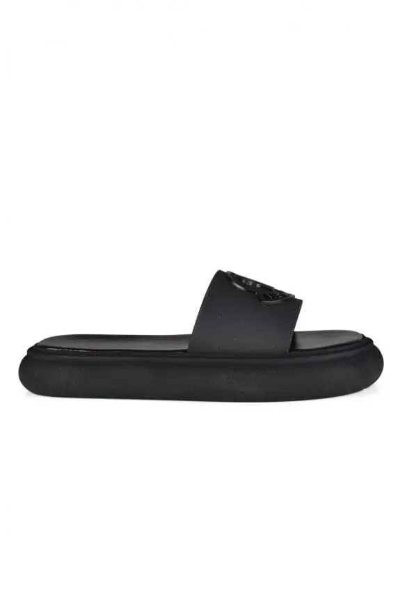 Moncler Slyder Slippers - Black