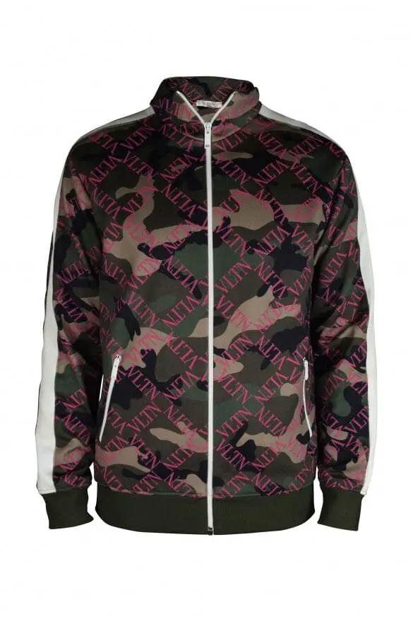 Valentino Garavani Camouflage Print Vest - Yellow