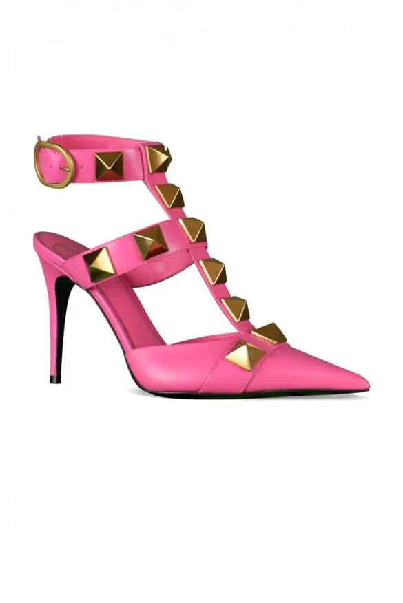 Valentino Garavani Roman Stud Pumps - Pink