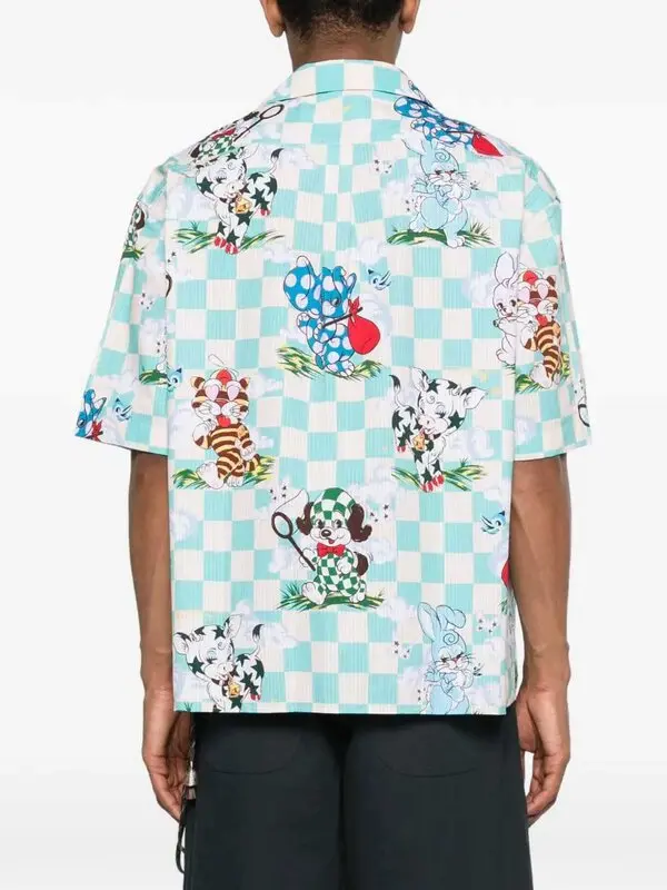 Kenzo Checked Shirt - Blue