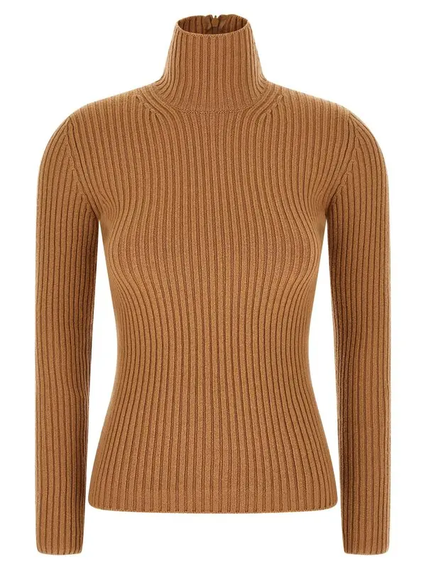 Max Mara Aral1234' Turtleneck Sweater - Cream