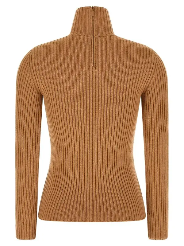 Max Mara Aral1234' Turtleneck Sweater - Cream