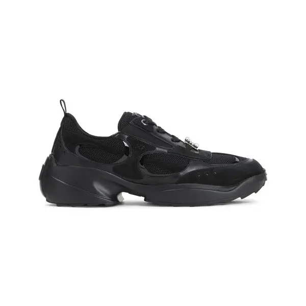 ROGER VIVIER Run Mini Strass Lace-up - Black