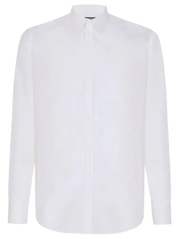 Dolce & Gabbana Stretch-poplin Shirt - White