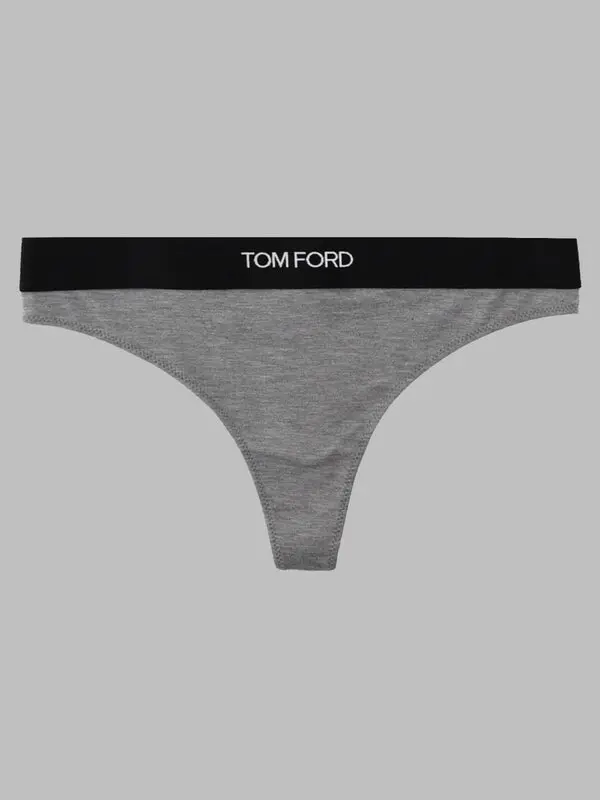 TOM FORD Perizoma Con Logo - Gray