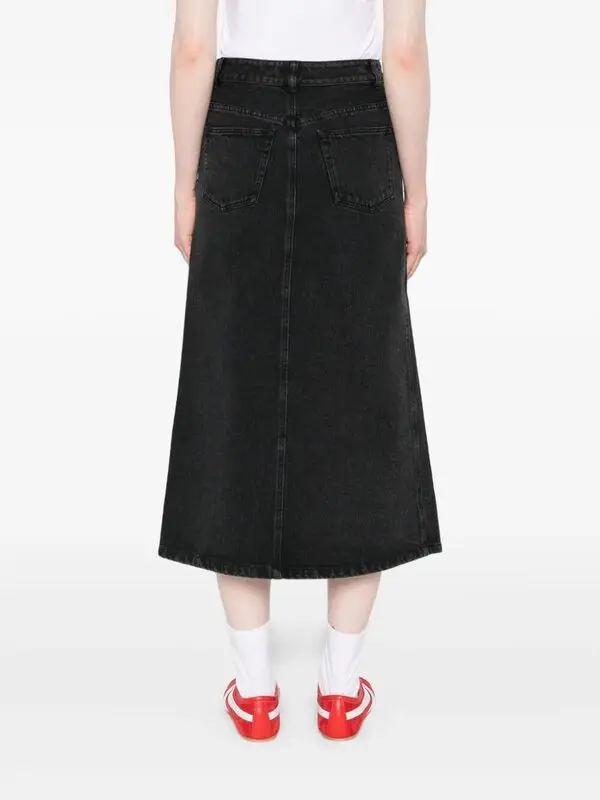 A.p.c. Georgia Denim Midi Skirt
