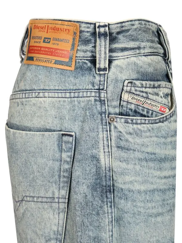 DIESEL® 1997 D-enim Medium Waist Relaxed Jeans - Blue
