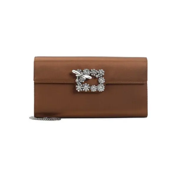 ROGER VIVIER Dragonfly Envelope - Brown