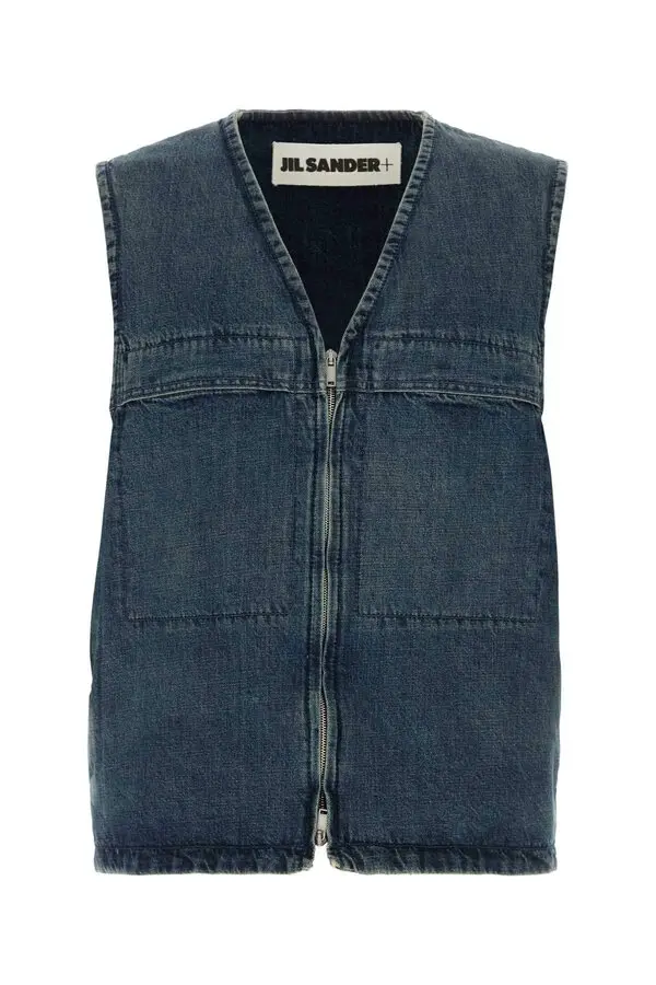 JIL SANDER Denim Vest