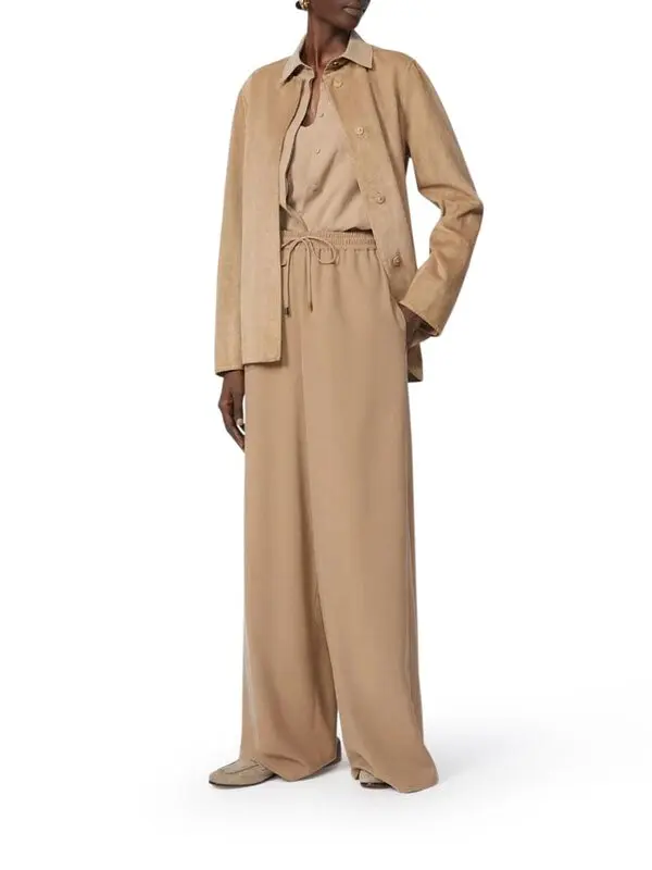Max Mara Wide Silk Trousers - Multicolor