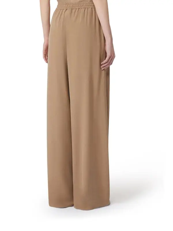 Max Mara Wide Silk Trousers - Multicolor