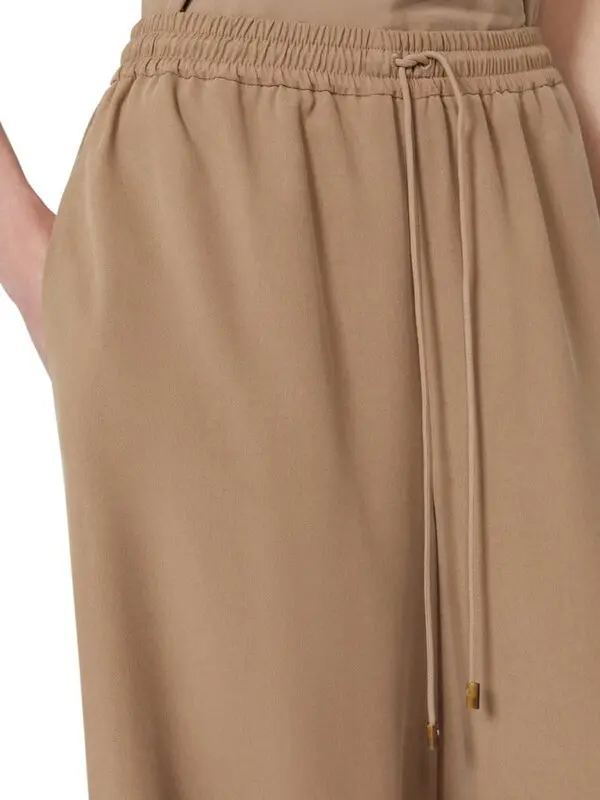 Max Mara Wide Silk Trousers - Multicolor