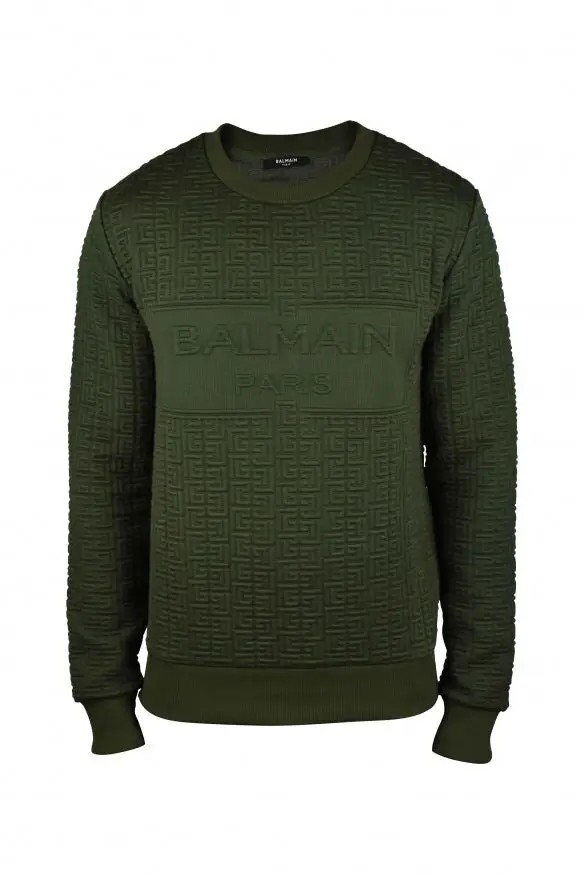 Balmain Monogram Sweatshirt - Yellow