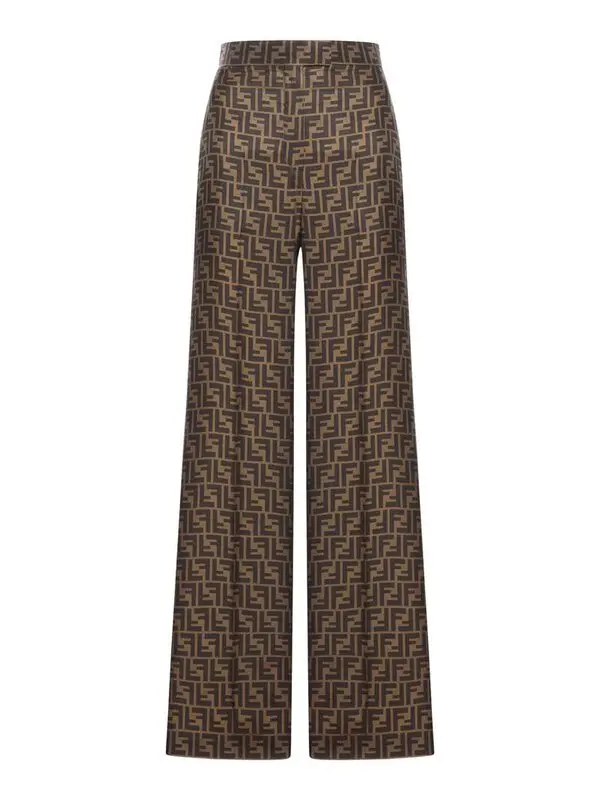 Fendi Ff Twill Trousers