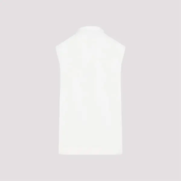 JIL SANDER Draped Knitted Tank Top