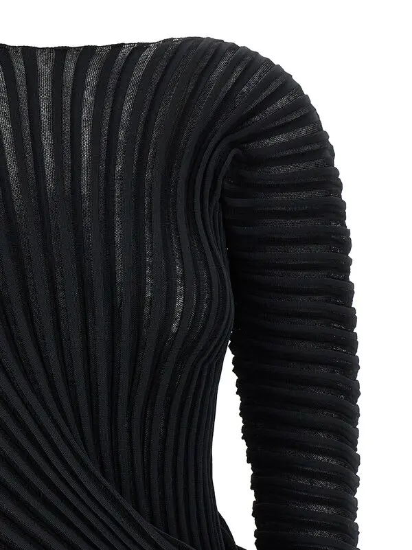 Issey Miyake Asymmetrical Knit Top