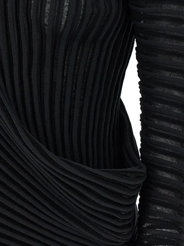 Issey Miyake Asymmetrical Knit Top