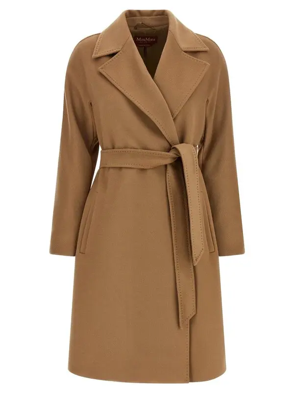 Max Mara Dravenna Wool Coat - Cream