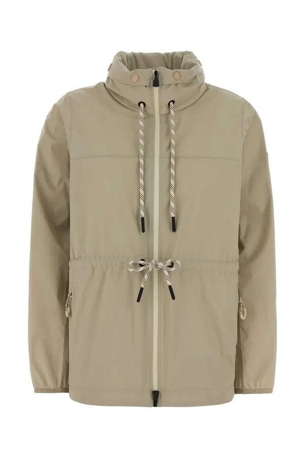 Moncler Stretch Nylon Soulare Windbreaker - Brown