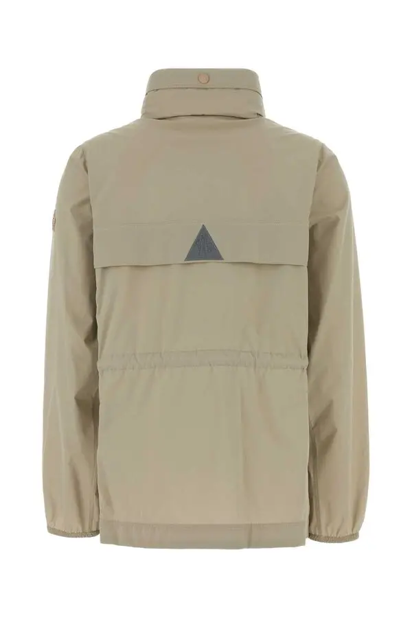 Moncler Stretch Nylon Soulare Windbreaker - Brown