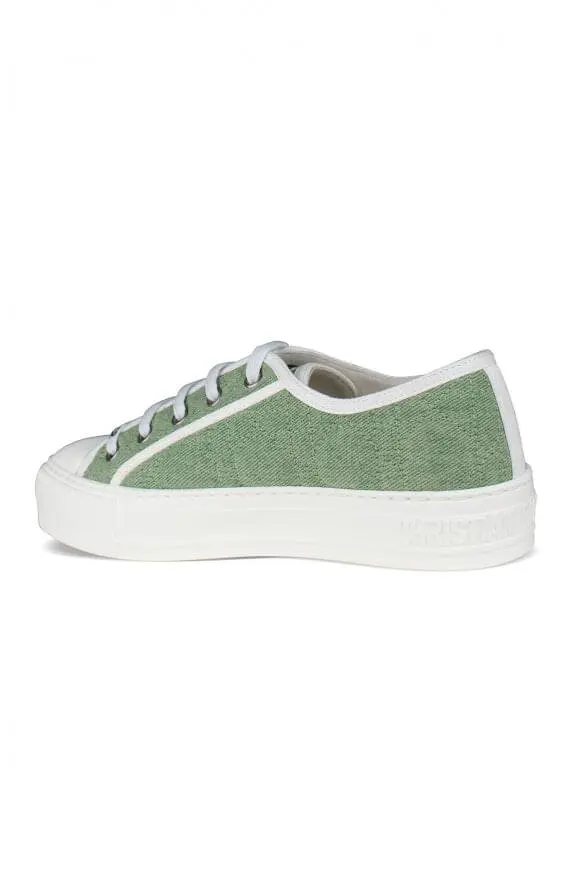 Dior Walk'n Faded Cannage Sneakers - Green