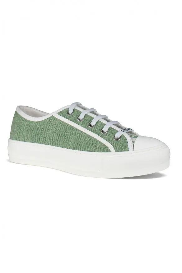 Dior Faded Cannage Sneakers - Green