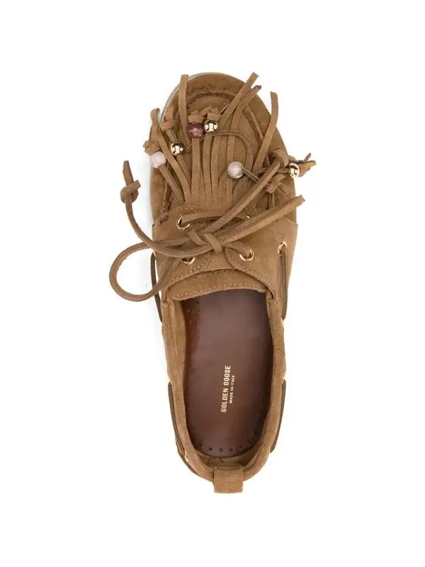 GOLDEN GOOSE Cruise Suede Loafers - Brown