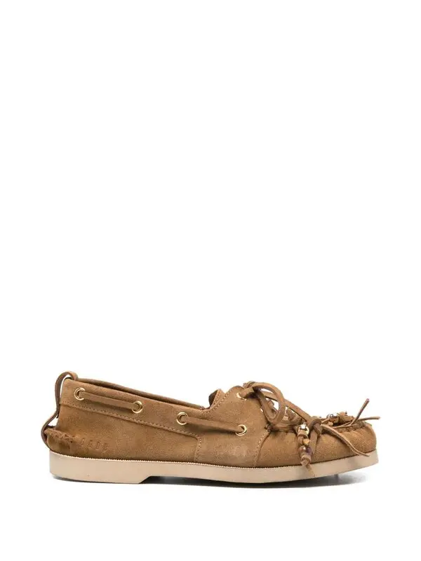 GOLDEN GOOSE Cruise Suede Loafers - Brown