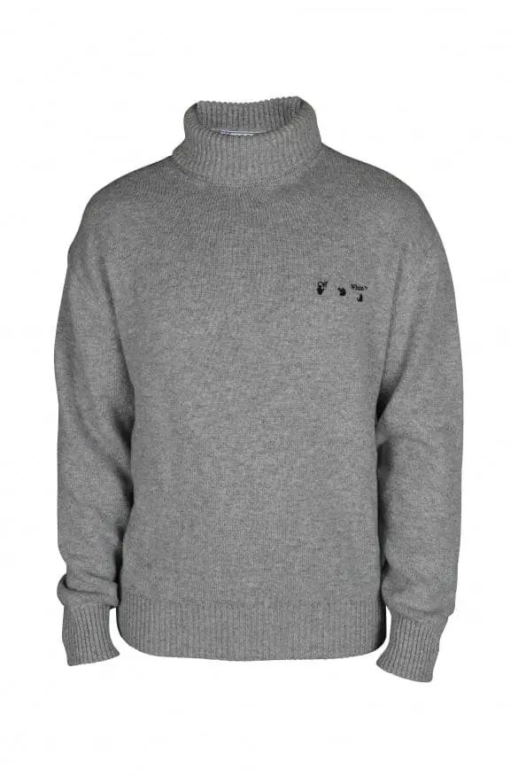 Off-White Turtleneck Sweater