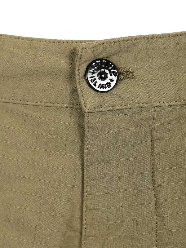Stone Island Organic Cotton Ripstop Chino Trousers