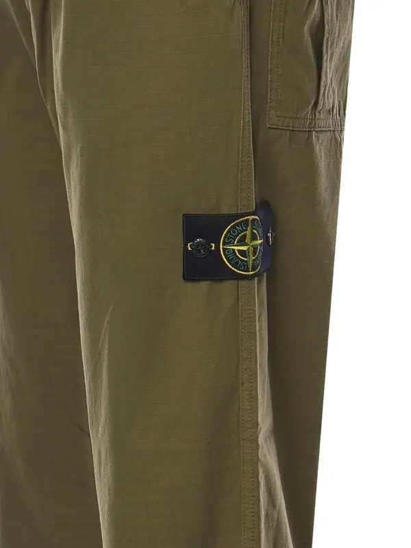 Stone Island Organic Cotton Ripstop Chino Trousers