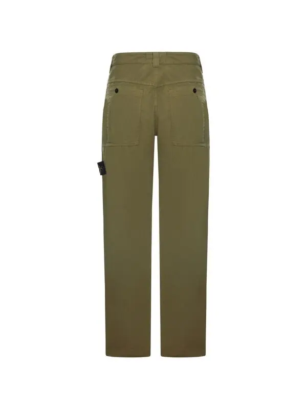 Stone Island Organic Cotton Ripstop Chino Trousers