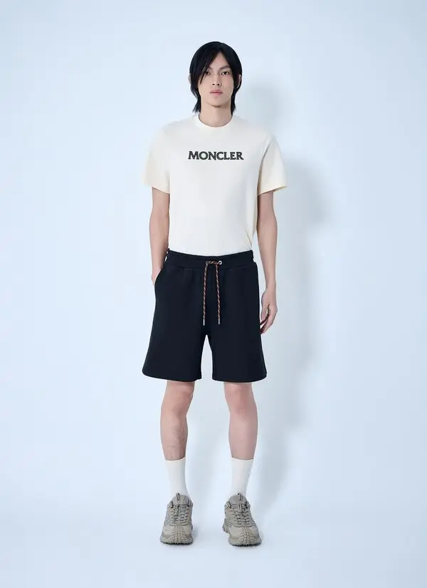 Moncler Drawstring Jersey Shorts