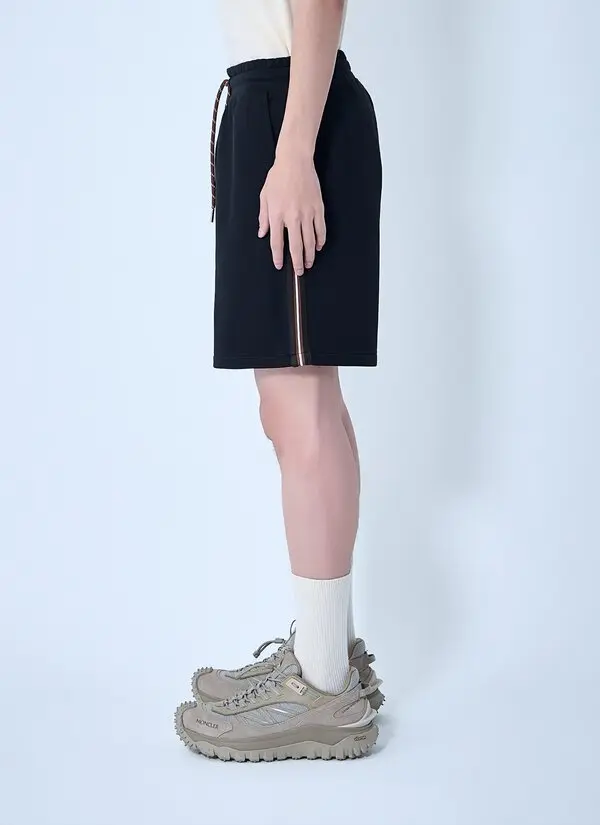 Moncler Drawstring Jersey Shorts