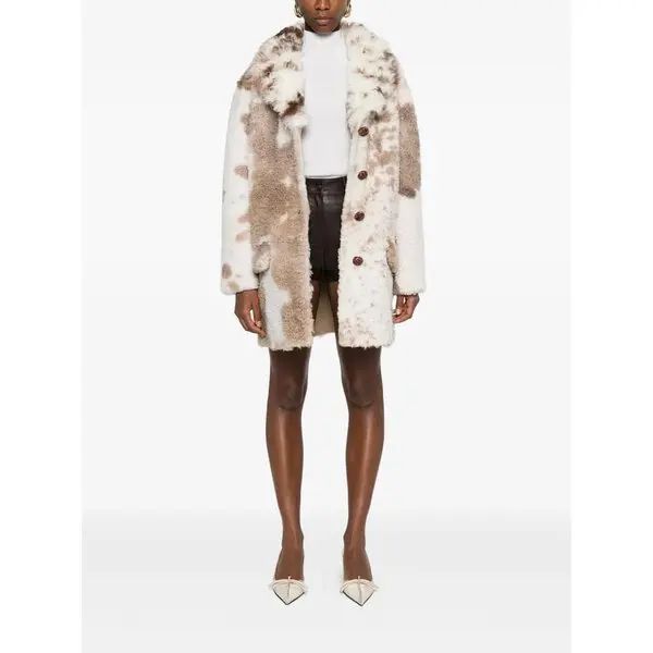 Prada Coats Leather Coats - White
