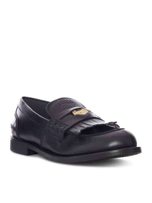 Miu Miu Leather Loafers