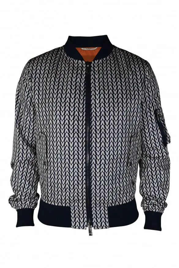 Valentino Garavani Bomber Jacket - Blue