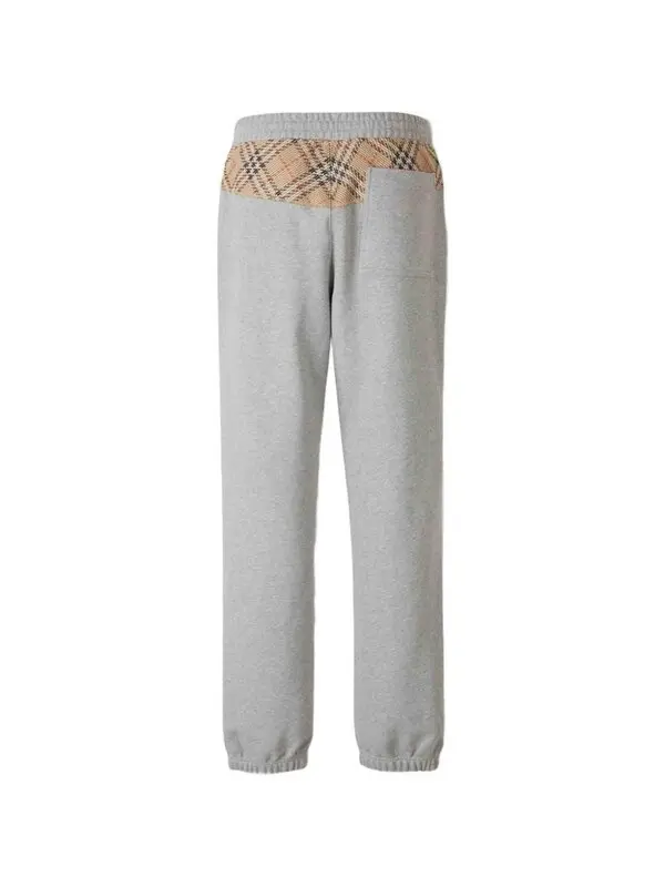 Burberry Ronnie Cotton Jogging Trousers - Gray