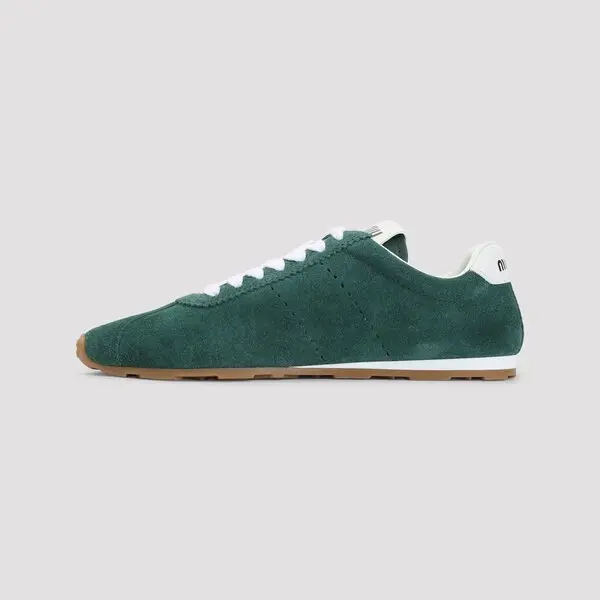 Miu Miu Suede Lace-up Sneakers - Multicolor