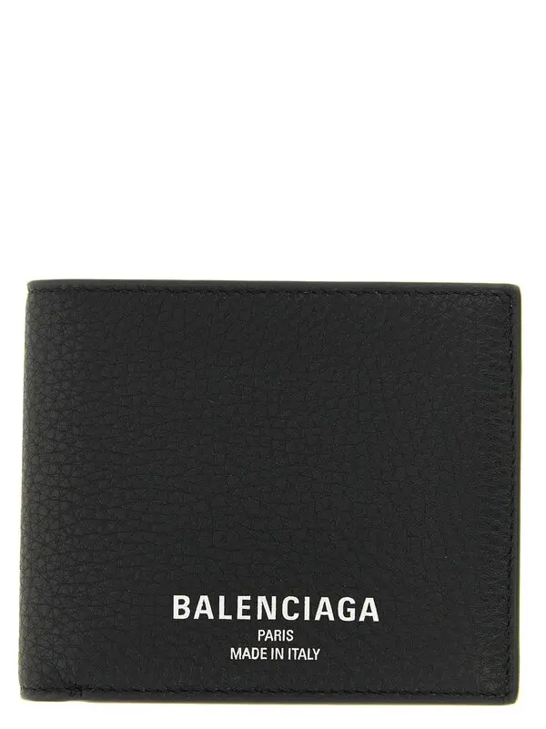 Balenciaga Credit Folded' Wallet - Black