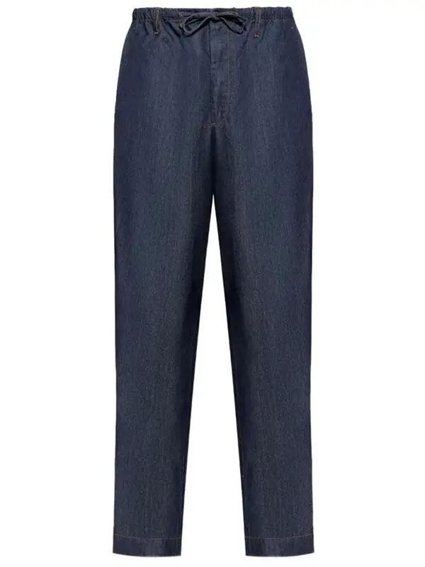 Dries Van Noten Penny Long Jeans - Blue