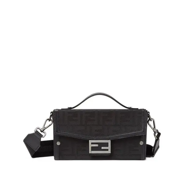 Fendi Leather Satchel Bag - Black