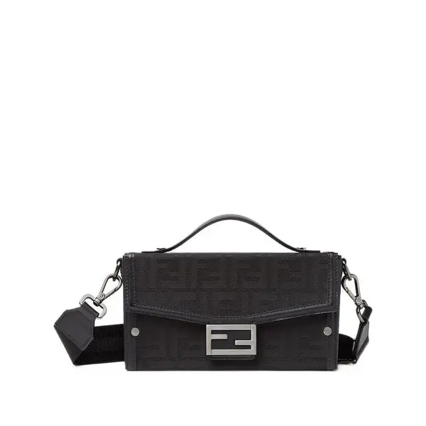 Fendi Leather Satchel Bag - Black