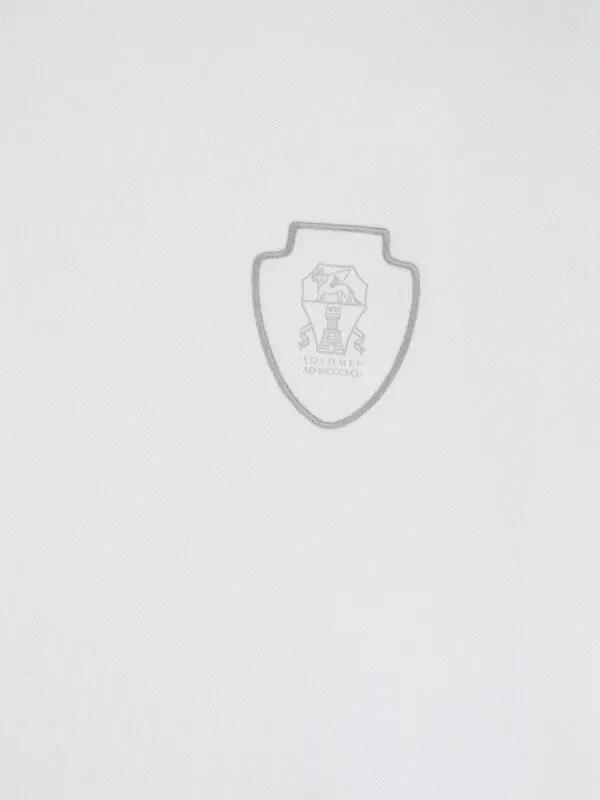 Brunello Cucinelli Technical Fabric T-shirt With Front Logo Patch